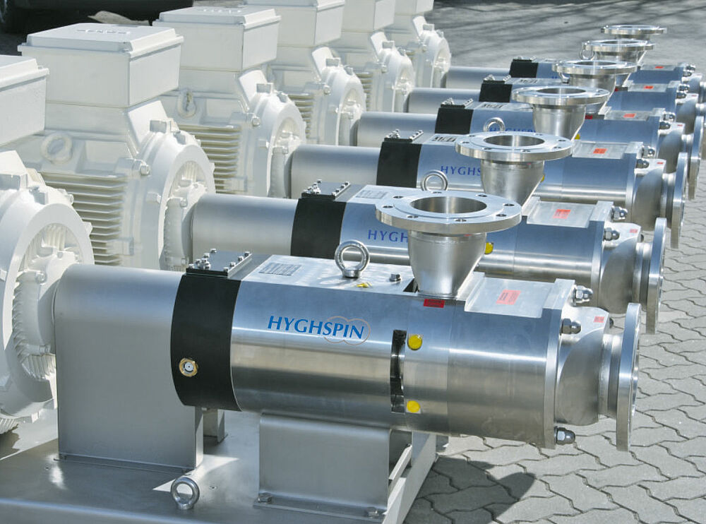 Schraubenspindelpumpe für Niederdruck|Feststoffe | HYGHSPIN Extended